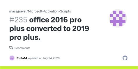 Office 2016 Pro Plus Converted To 2019 Pro Plus · Issue 235