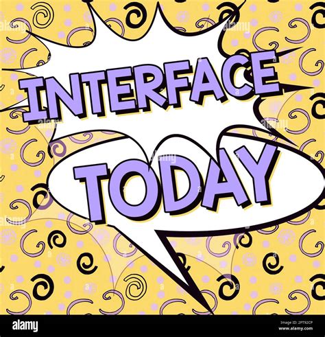 Text Sign Showing Interface Business Concept Point Of Meeting And