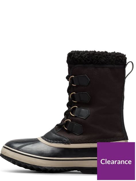 Sorel Mens 1964 Pac Nylon Waterproof Boots Black