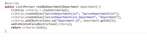 Spring Hibernate Criteria Api Kullanımıyla İlişkili Verileri Sorgulama