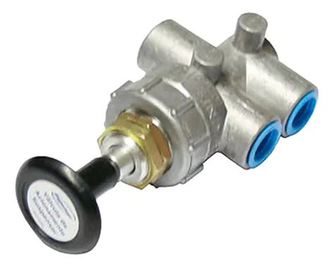 Valvula Acionamento Suspensor Push Pull Botao Preto Portic Frete grátis
