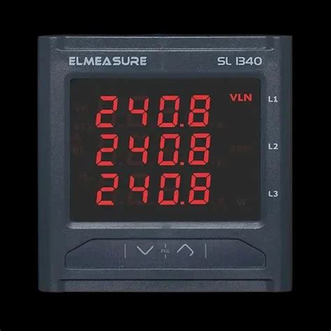 Sl 1340 3 Phase Voltmeter Class 1 Accuracy 96x96 Dimension At ₹ 1056