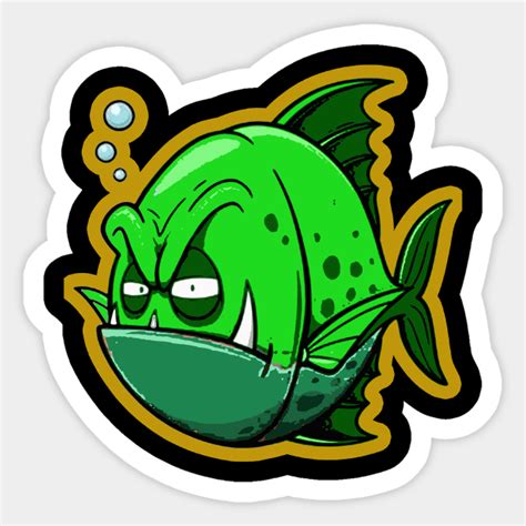 Piranha Piranha Sticker Teepublic