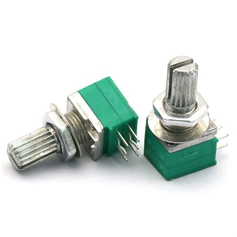 Double 6 Pin Type 09 Audio Power Amplifier Potentiometer With B10k Handle Ebuy7 Potentiometer