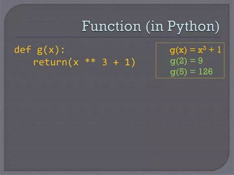 PPT Function In Python PowerPoint Presentation Free Download ID