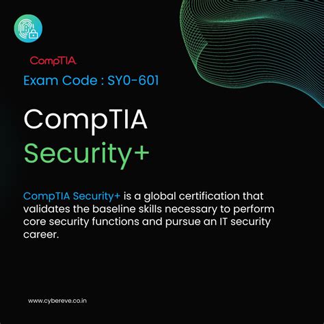 Cybereve Technologies On Linkedin Comptia Securityplus Cybersecurity Careergrowth Security