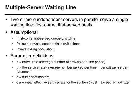 Ppt Queuing Systems Powerpoint Presentation Free Download Id1282602