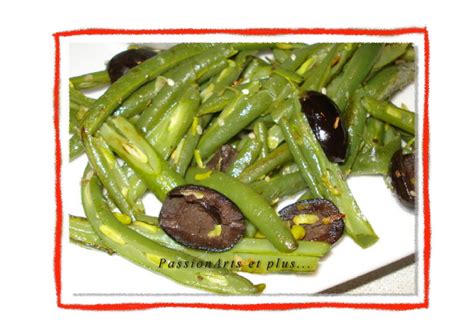 Les recettes de Passionarts et plus Haricots verts à l ail