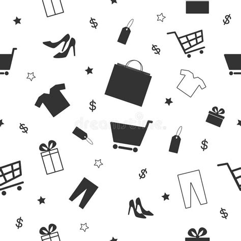 Shopping Cart Pattern Stock Illustrations 8074 Shopping Cart Pattern Stock Illustrations