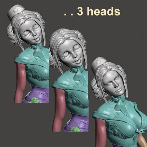 Bombshell Pinups Captain Marvel 3d Printing Model Stl