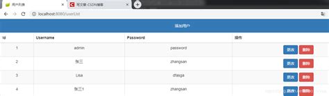 springboot mybatis thymeleaf 增删改查实例（超详细） 1 使用mybatis框架 注解或xml方式 实现数据插入