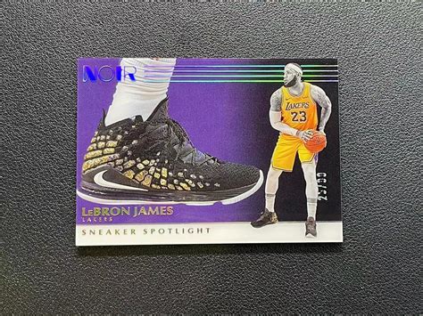 【超新星精品】2019 20 Panini Noir Lebron James 诺尔 湖人 勒布朗詹姆斯 99编 Spotlight 球鞋聚光