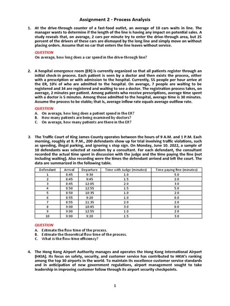 Non Value Added Time In Process Areas Pdf Emergency Department