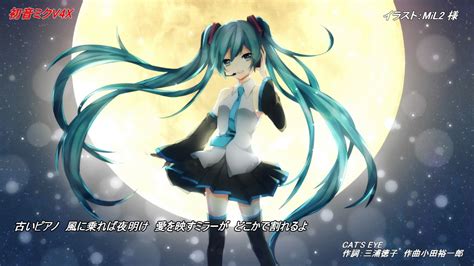 【初音ミク】 Cats Eye 《杏里》（初音ミクv4xカバー） Youtube
