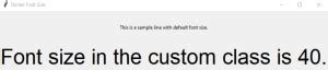 How To Set The Font Size In Tkinter AskPython