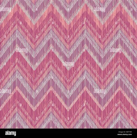 Abstract Geometric Seamless Pattern Fabric Doodle Zig Zag Line