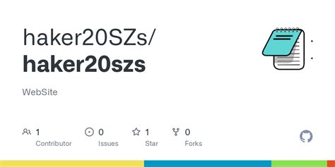 Github Haker20szshaker20szs Website