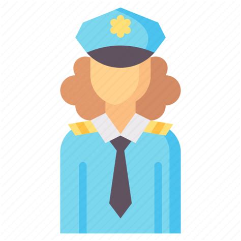 Police Woman Sergeant Avatar Icon Download On Iconfinder