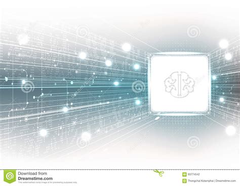 vector background abstract technology communication data science stock