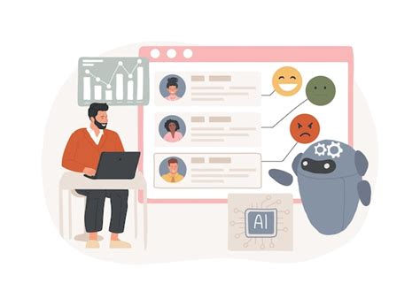 Premium Vector Aipowered Predictive Customer Sentiment Analysis