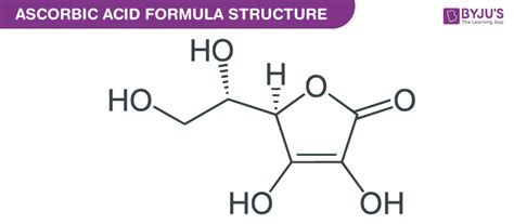 Ascorbic Acid Formula Chemical Formula Of Ascorbic Acid Hexuronic Acid