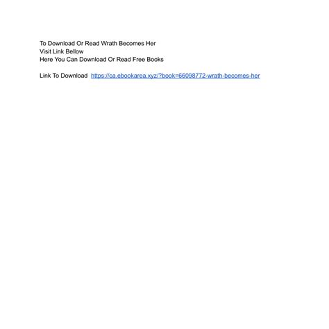 Pdf Download Wrath Becomes Her By Aden Polydorospdf Docdroid