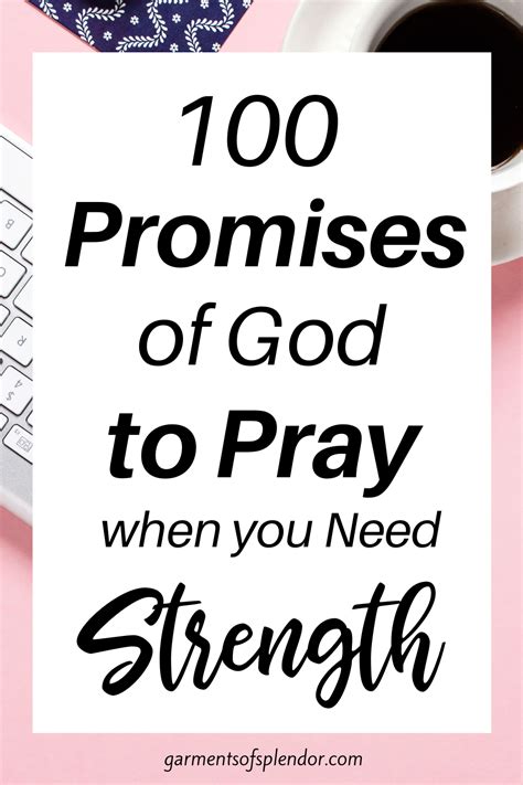 100 Promises Of God To Pray When You Need Strength Artofit