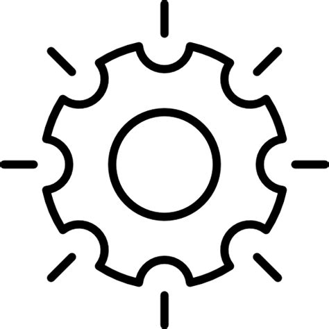 Cogwheel Made By Made Lineal Icon