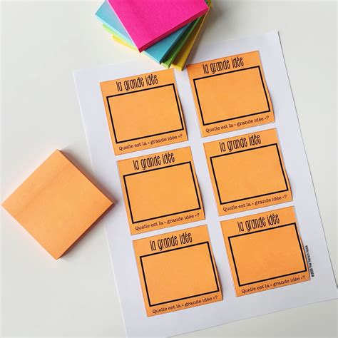 Creative Ways To Use Sticky Notes In Your Fsl Classroom The French Nook