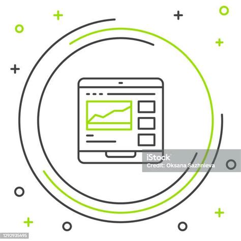 흰색 배경에서 격리된 라인 트레이딩 코스 아이콘입니다 거리 학습 금융 관리 주식 시장에서 자산을 사고 파는 다채로운 개요 개념 벡터 개념에 대한 스톡 벡터 아트 및 기타