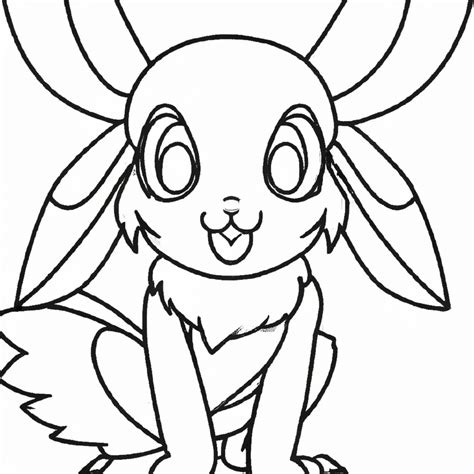 10 Desenhos De Pokémon Lopunny Para Imprimir E Colorir