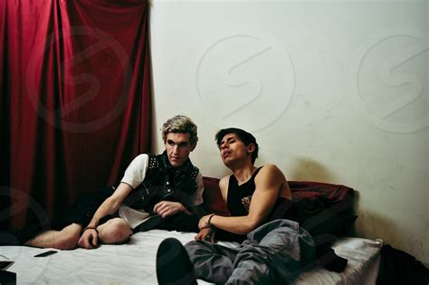 Two Guys Cuddling
