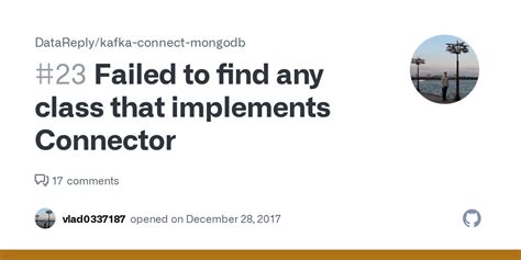 Failed To Find Any Class That Implements Connector · Issue 23