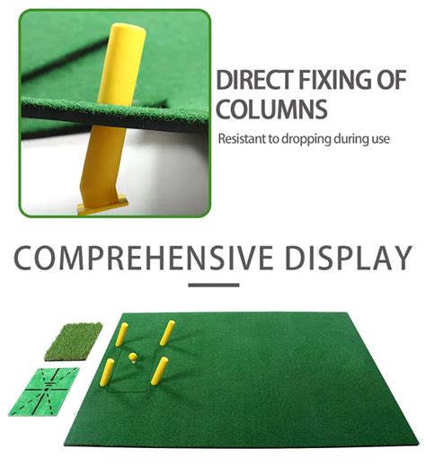 New Design Golf Hitting Mat Golf Mats Practice Outdoor Golf Turf