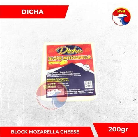 Jual Dicha Block Mozza 200g Di Seller Rsb Frozen Food Dago Dago Kota