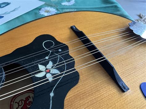 Printed And Modelled A Mandolin Bridge To Reduce The String Action For A Mandolin I Received