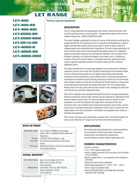 Smc Let Primary Injection Test Sets Pdf