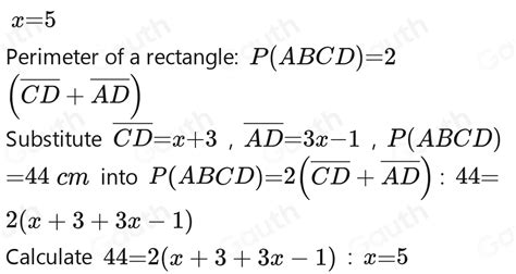 Solved 2 The Diagram Shows A Rectangle Rajah Menunjukkan Sebuah Segi