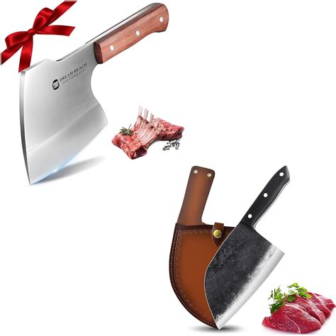 Dream Reach Meat Cleaver Knife Heavy Duty Bone Chopper
