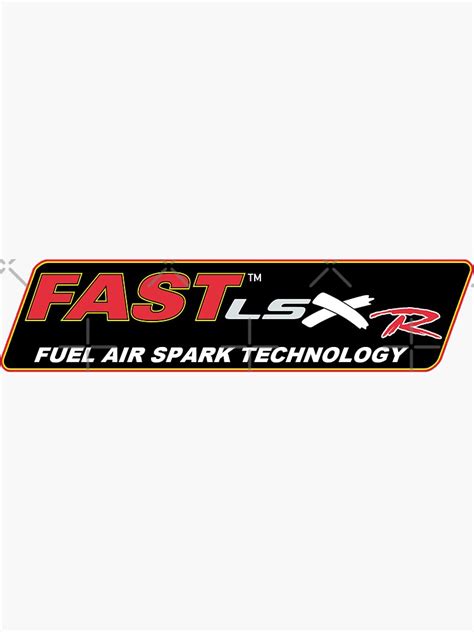 Fast Lsxr Sticker By Stickerwicker Redbubble