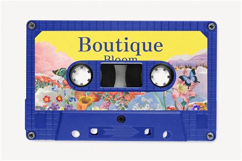 Retro Cassette Tape Mockup Psd Premium Psd Mockup Rawpixel