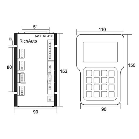 Axis Dispensor Motion Control System RichAuto CNC Controller