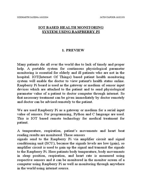 iot based health monitoring pdf monitoring medicine internet of