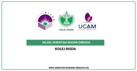Jawatan Kosong Terkini Kolej Risda • Kerja Kosong Kerajaan And Swasta