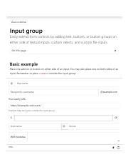 Input Group Bootstrap V5 3 Pdf View On GitHub Input Group Easily