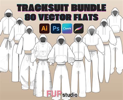 Tracksuit Mockups And Fashion Vector Bundle Pack Fashion Design Tech