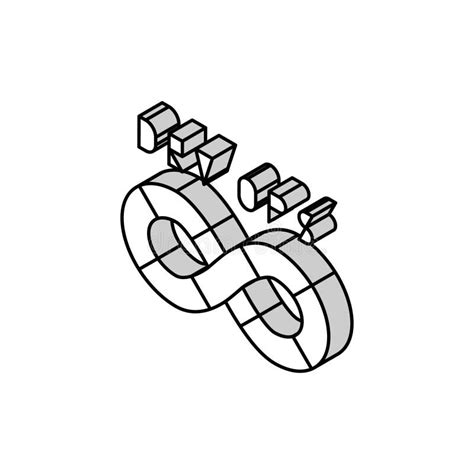 Devops Software Isometric Icon Vector Illustration Stock Vector