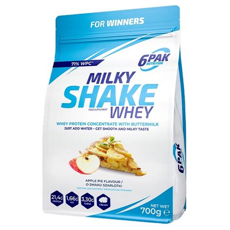 6pak Białko Milky Shake 700g Wpc Whey Protein 11327287203 Oficjalne