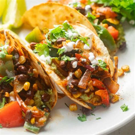 Veggie Tacos Restaurant Style Connoisseurus Veg