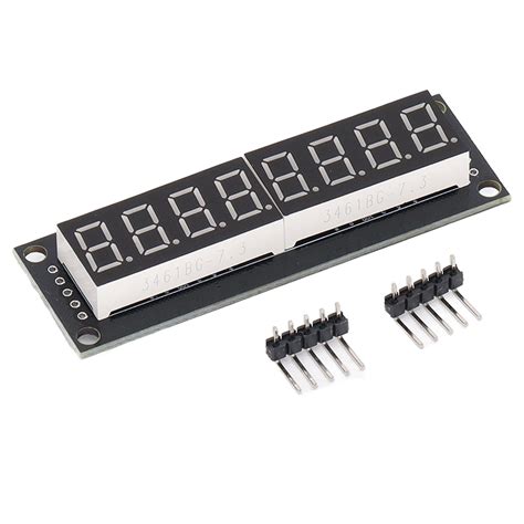 Led Digital Display Tube 0 36in 8 Bit 7 Segment Green Light Led Clock Display Module